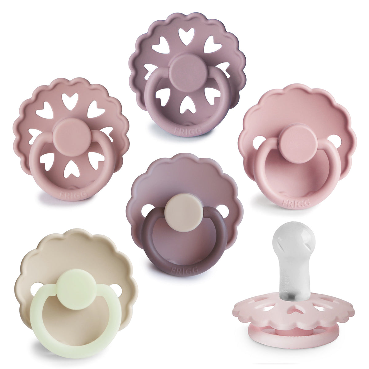 FRIGG Silicone Pacifier 6-Pack – Petite Island
