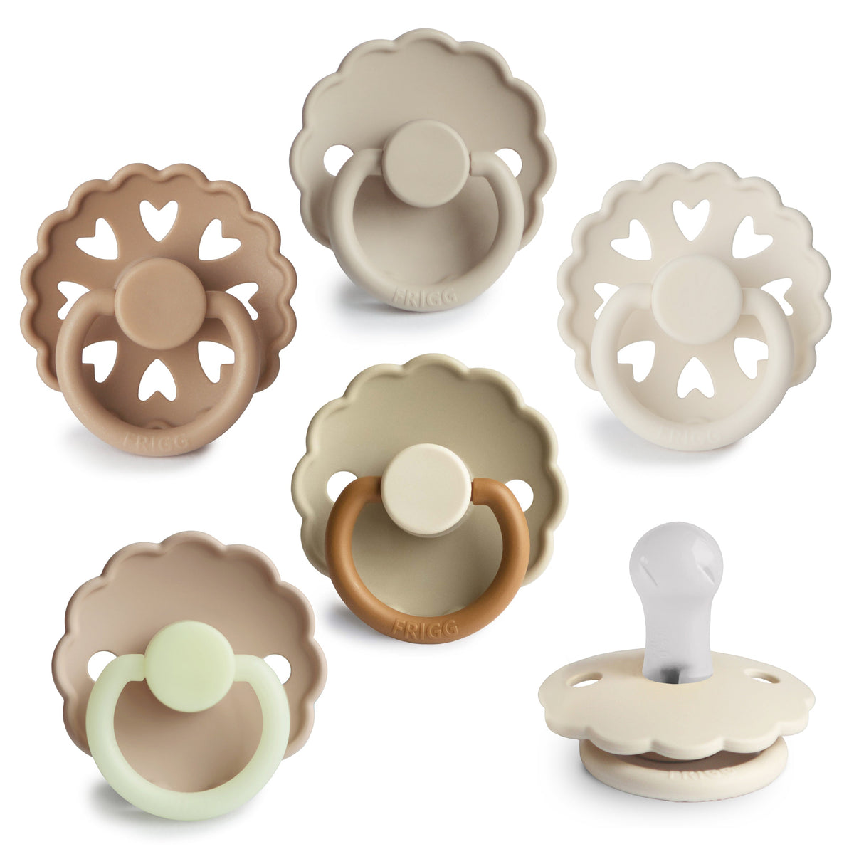 FRIGG Silicone Pacifier 6-Pack – Petite Island