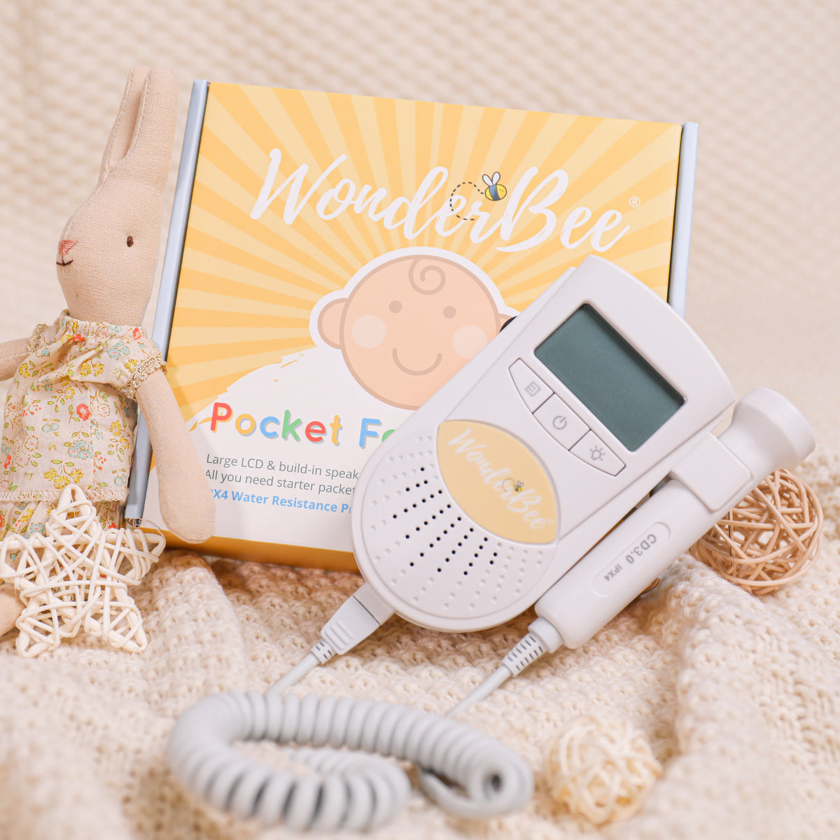 WonderBee™ Pocket Fetal Doppler – Petite Island