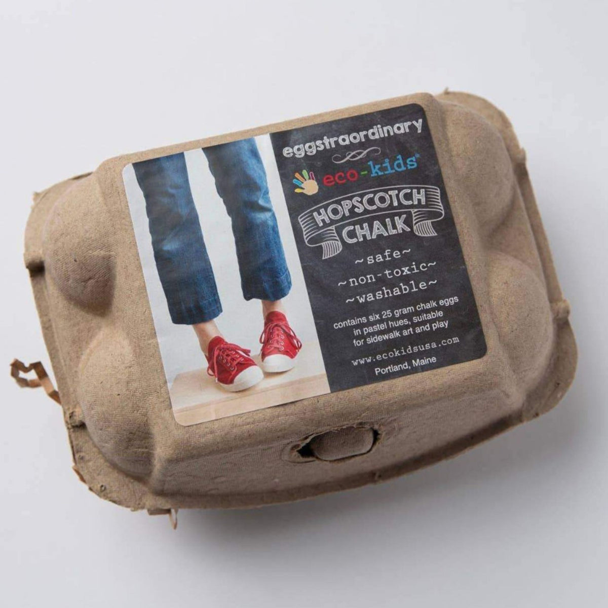 Hopscotch chalk (Pack of 6 half shells) – Petite Island